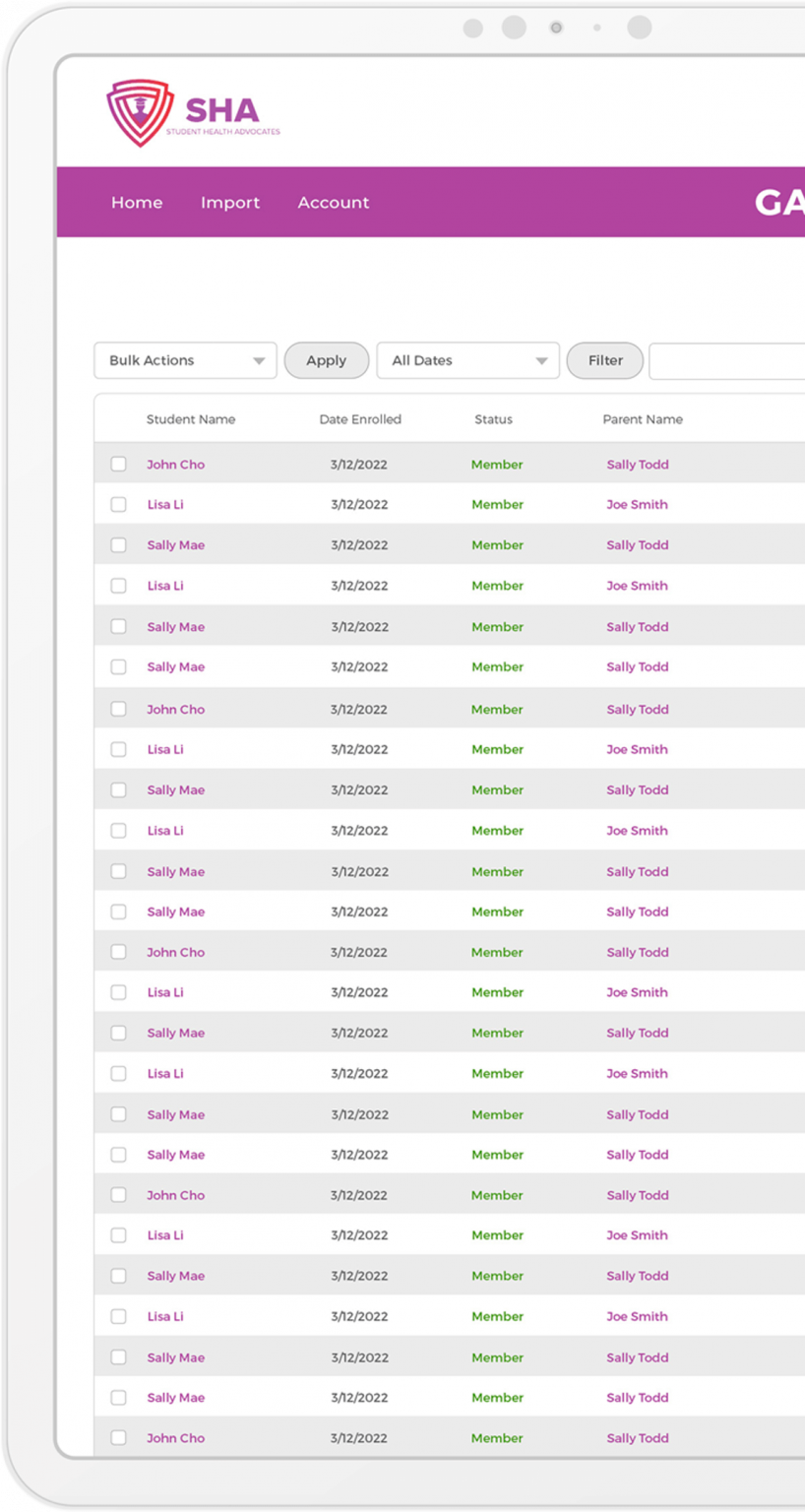 Group Coverage For Schools – SHA